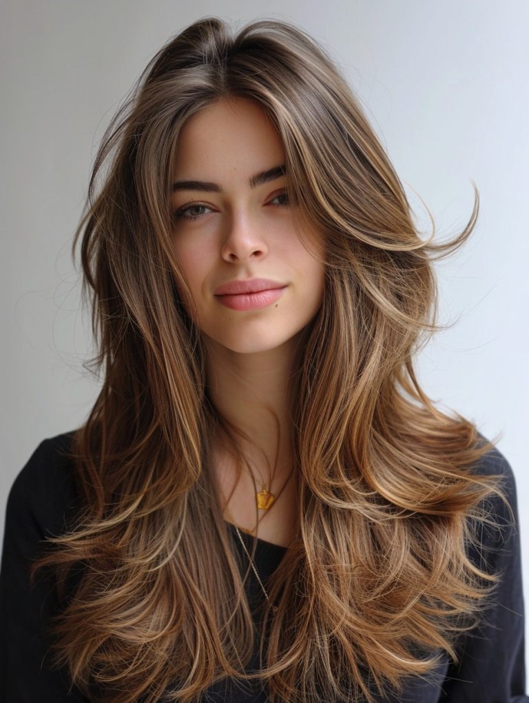 53 Trendy Long Layered Haircuts for 2024