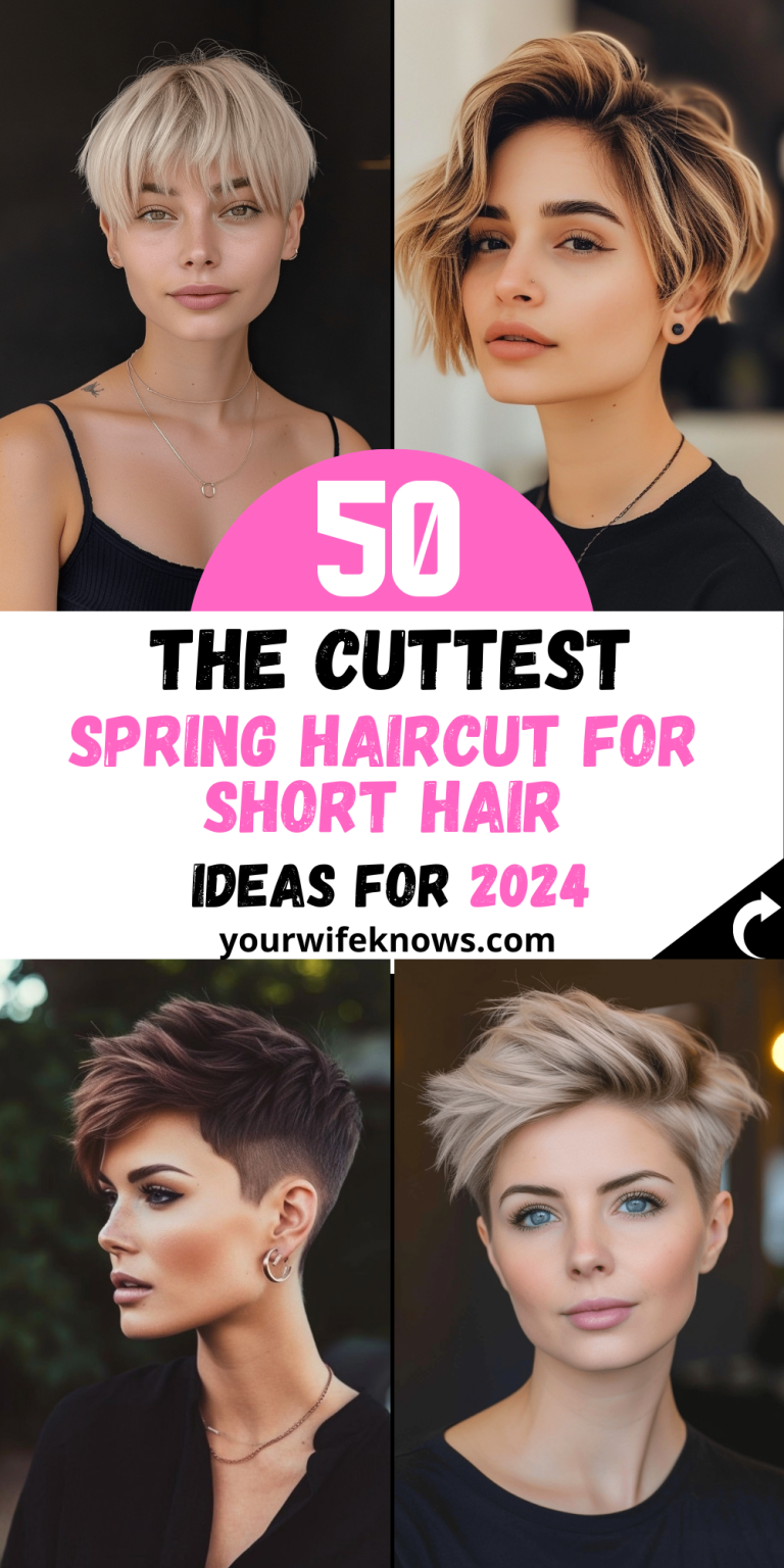 50 Top Short Haircuts for Spring 2024