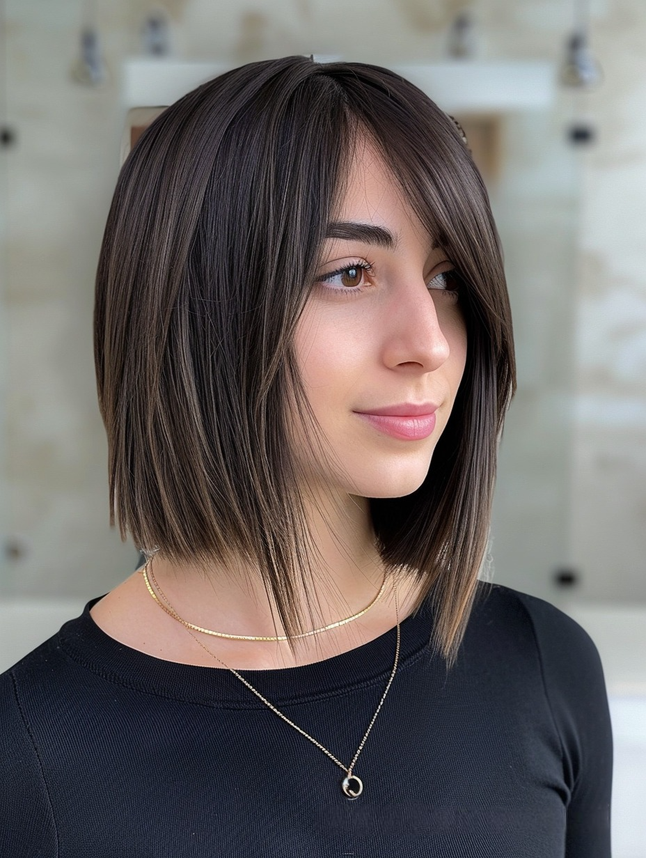 36 Trendy Lob Haircut ideas in 2024