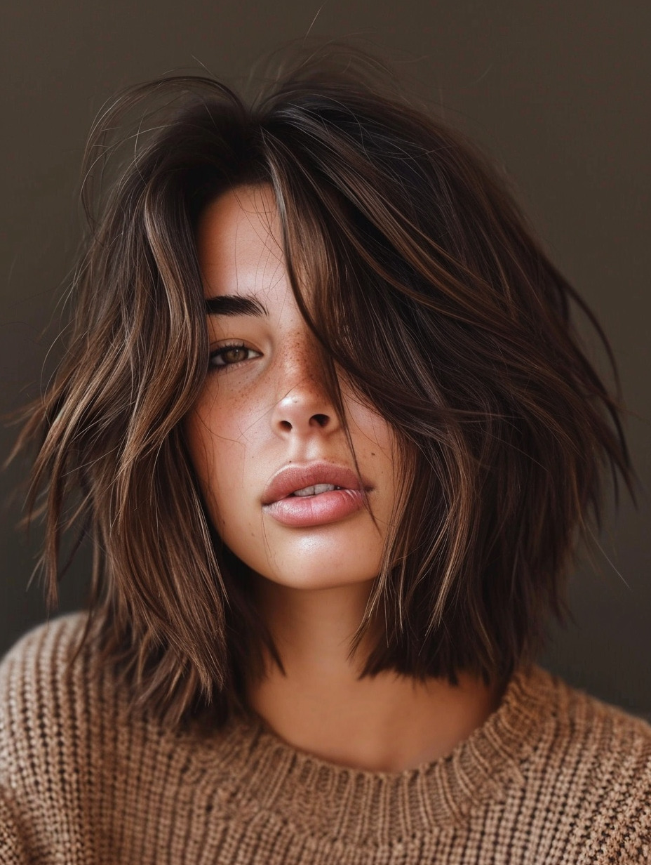 36 Trendy Lob Haircut ideas in 2024