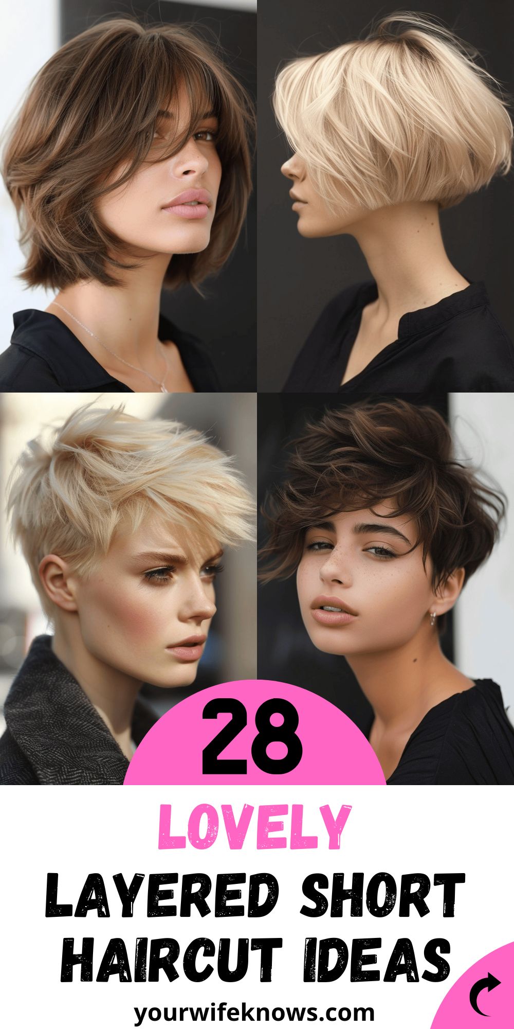 28 Layered Short Haircut ideas for 2024: Timeless Style with a Modern Twist