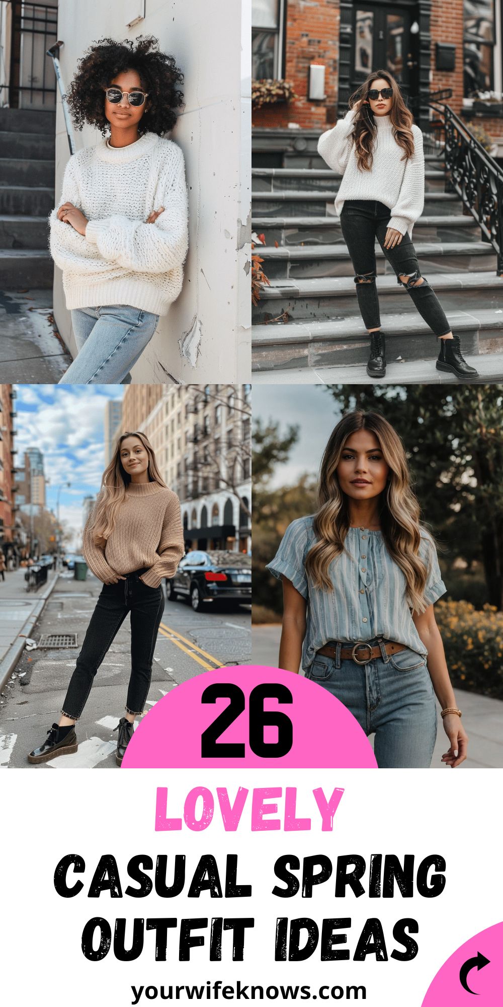 26 Cute Casual Spring Outfit Ideas: Inspiration for the season