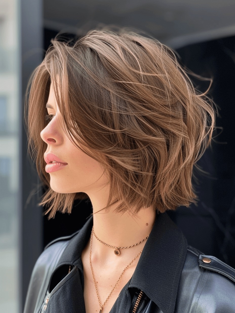 The Effortless Charm of the Messy Bob Haircut: 17 Ideas for 2024
