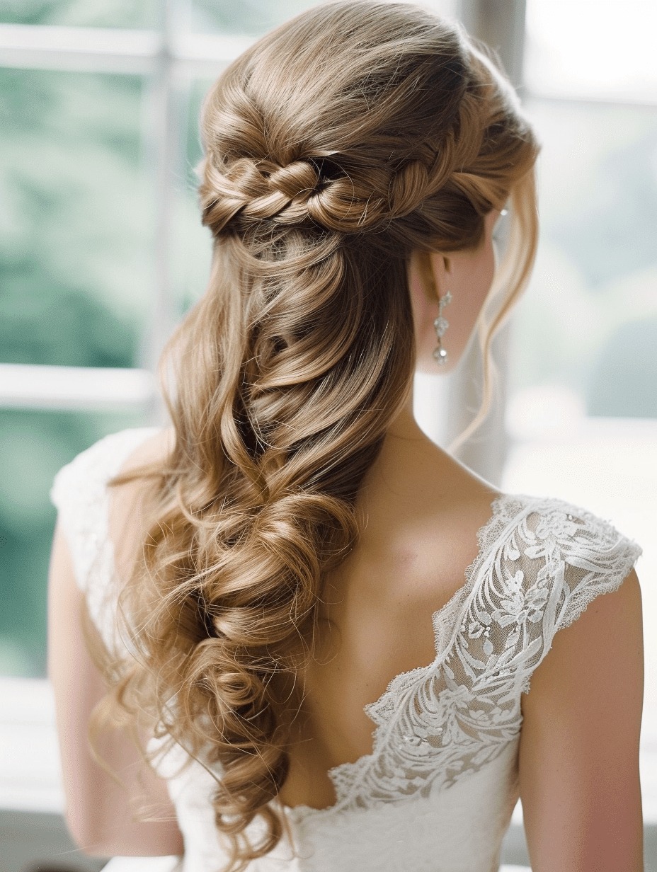 48 Marvelous Long Hair Wedding Hairstyles for Brides in Spring 2024