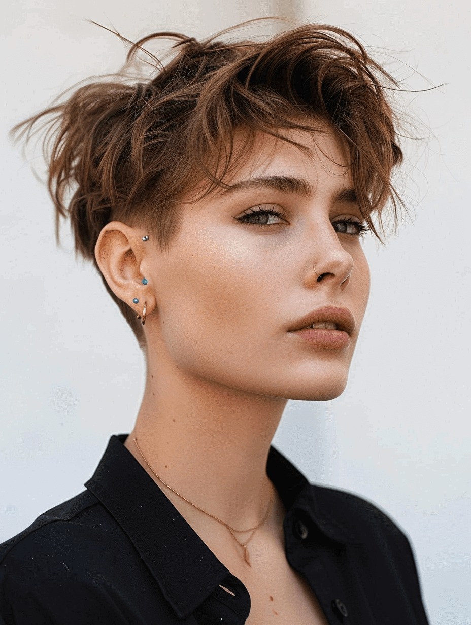 28 Funky Pixie Cut Ideas: A Blend of Edginess and Sophistication
