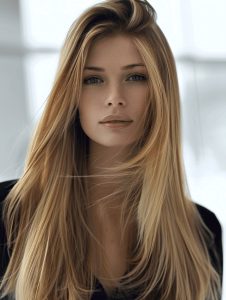 24 Sleek Hairstyles for Long, Straight Hair: Ideas for 2024