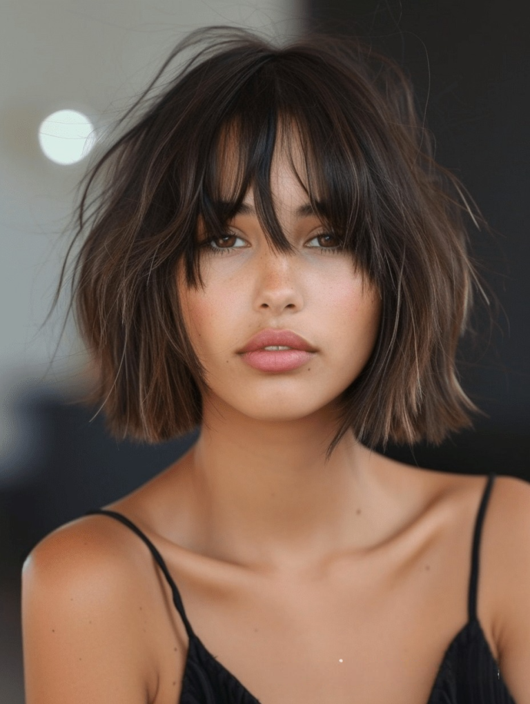 The Effortless Charm of the Messy Bob Haircut: 17 Ideas for 2024
