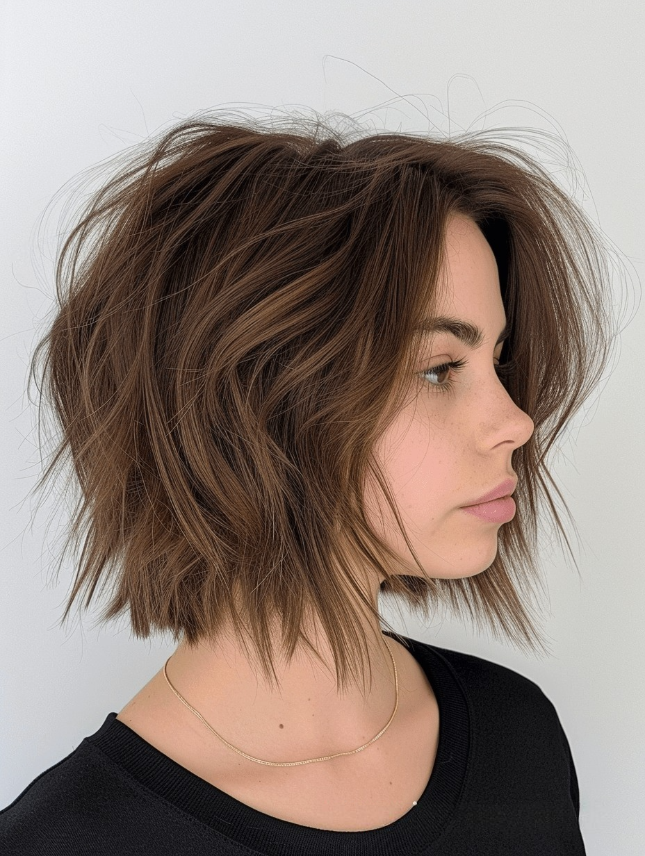 The Effortless Charm of the Messy Bob Haircut: 17 Ideas for 2024
