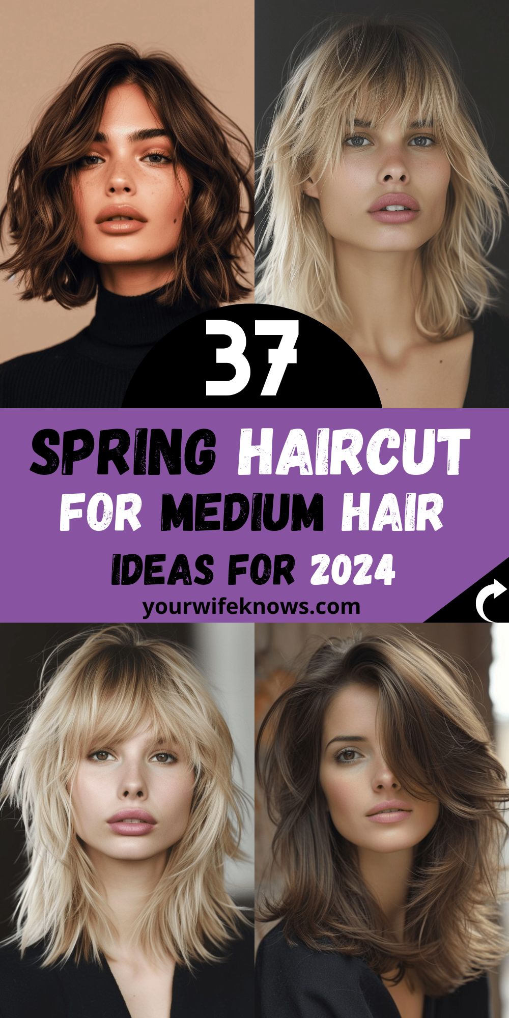 37 Spring Hairstyles to Refresh Your Look: Medium Length Edition