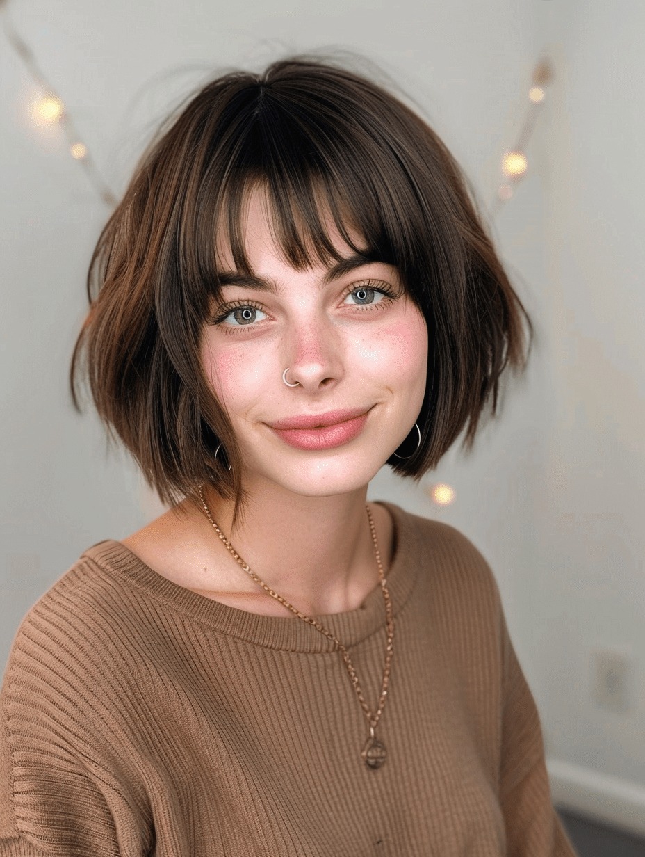 31 Short Bob Hairstyles with Bangs for a Fresh Look
