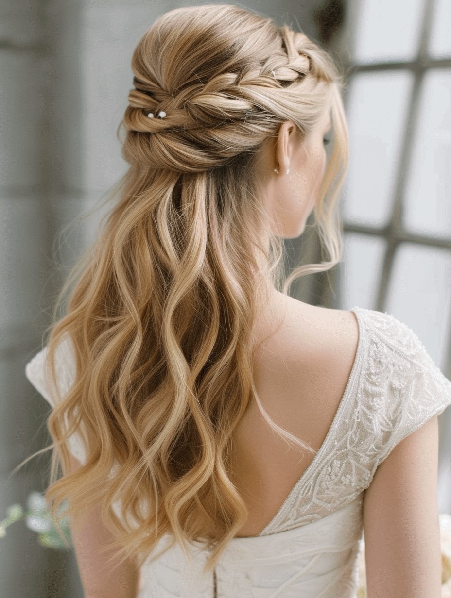 48 Marvelous Long Hair Wedding Hairstyles for Brides in Spring 2024