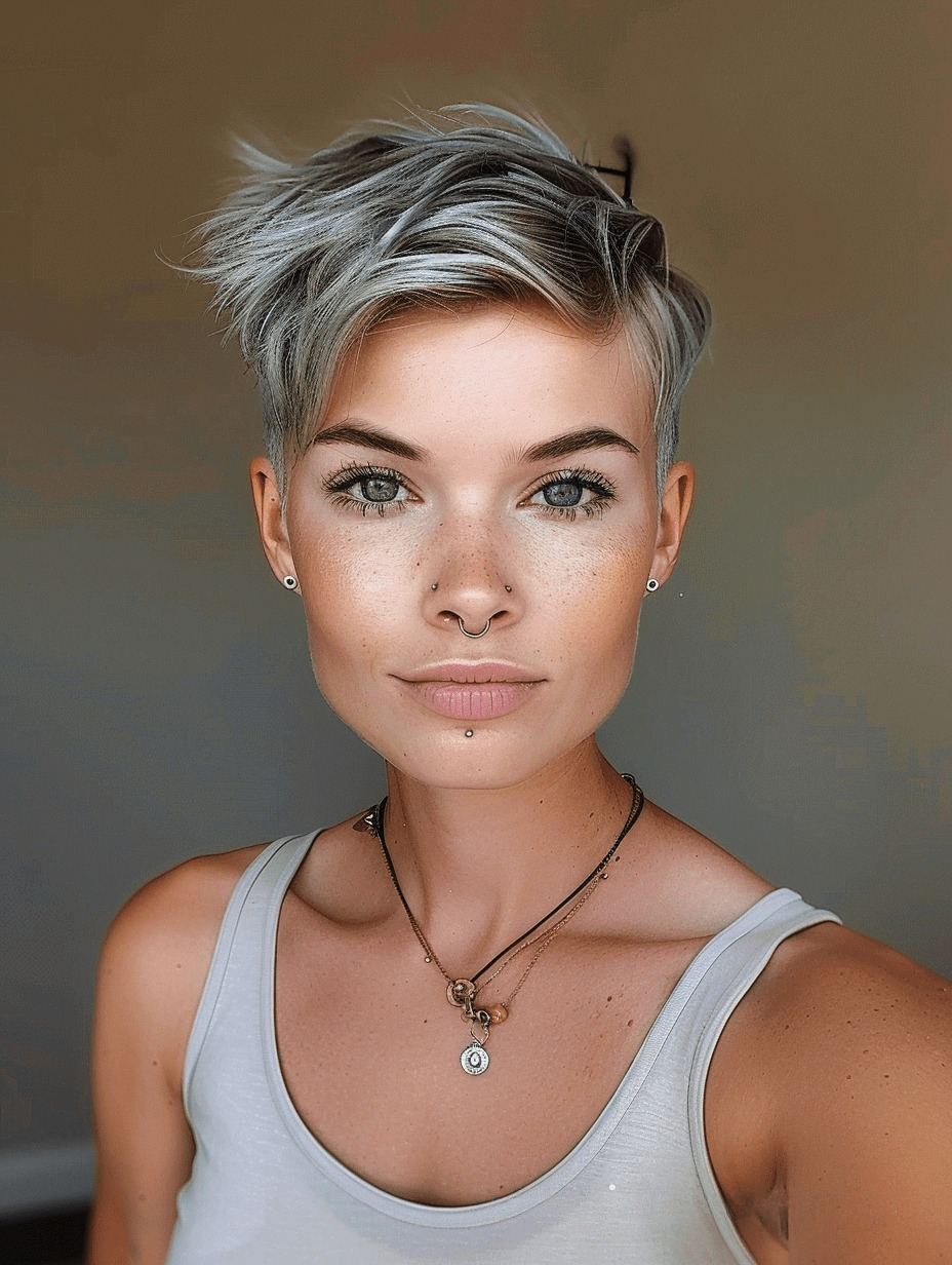 28 Funky Pixie Cut Ideas: A Blend of Edginess and Sophistication