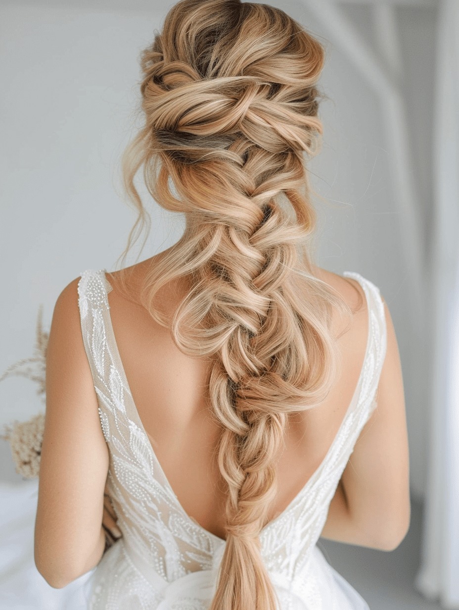 48 Marvelous Long Hair Wedding Hairstyles for Brides in Spring 2024