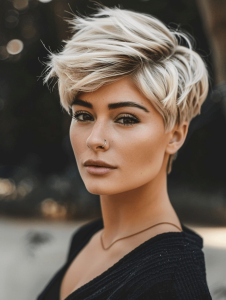 28 Funky Pixie Cut Ideas: A Blend of Edginess and Sophistication
