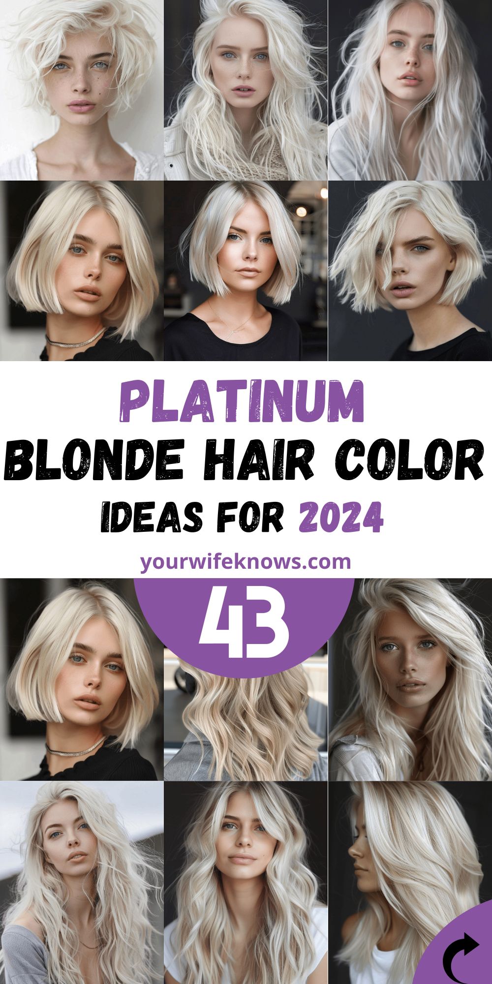 43 Platinum Wave Ideas: A Guide to Iconic Blonde Hairstyles