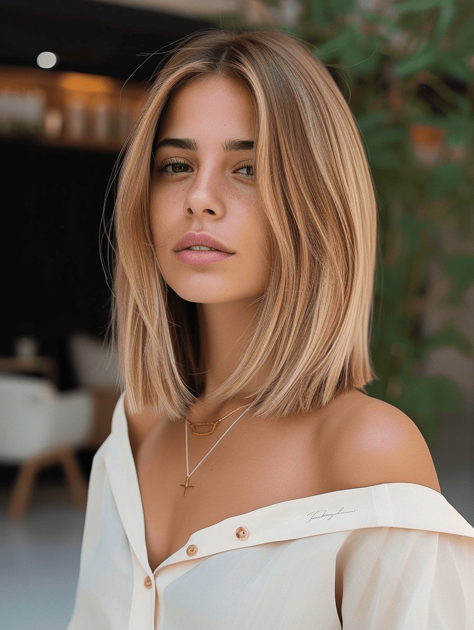 47 Striking Spring Haircut Shoulder Length Ideas for 2024