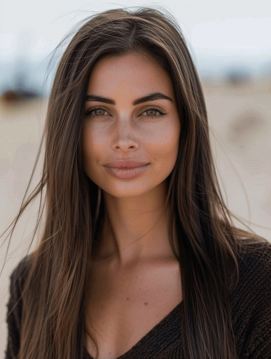 24 Sleek Hairstyles for Long, Straight Hair: Ideas for 2024
