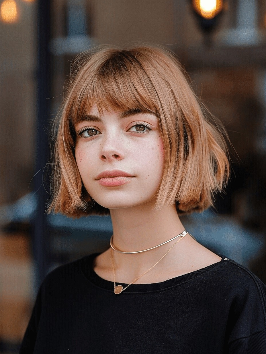 31 Short Bob Hairstyles with Bangs for a Fresh Look