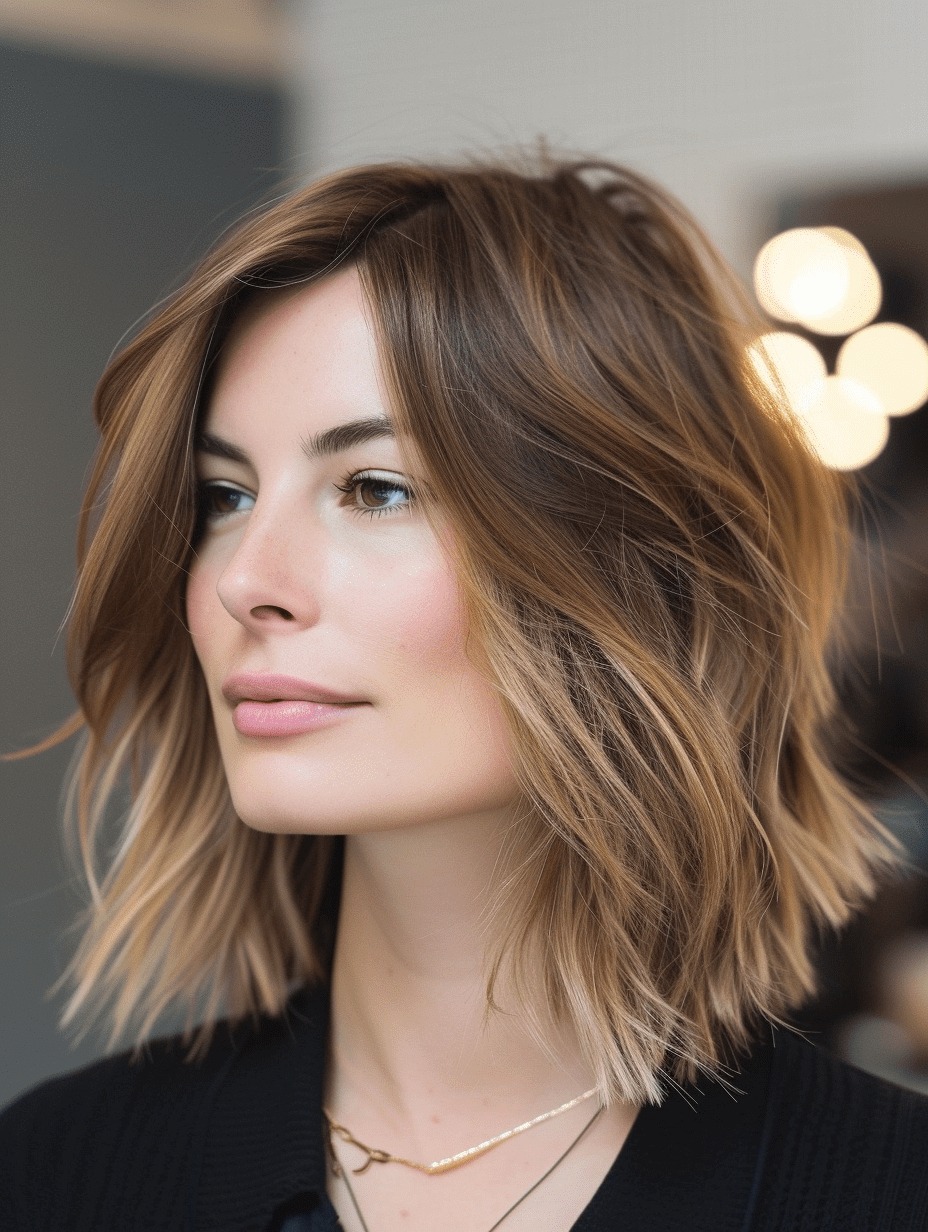 47 Striking Spring Haircut Shoulder Length Ideas for 2024