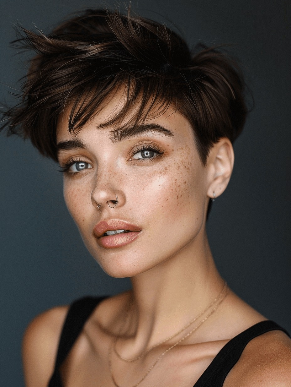 28 Funky Pixie Cut Ideas: A Blend of Edginess and Sophistication