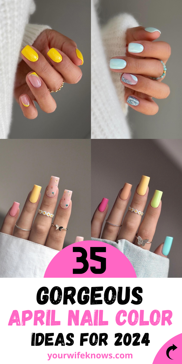 35 April Nails Colors 2024: A Guide to Vibrant and Trendy Styles