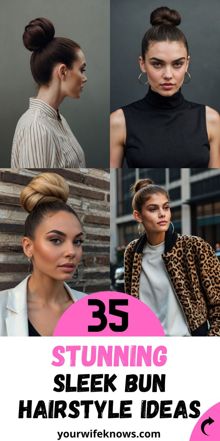35 Sleek Chic Bun Hairstyles: A Visual Journey