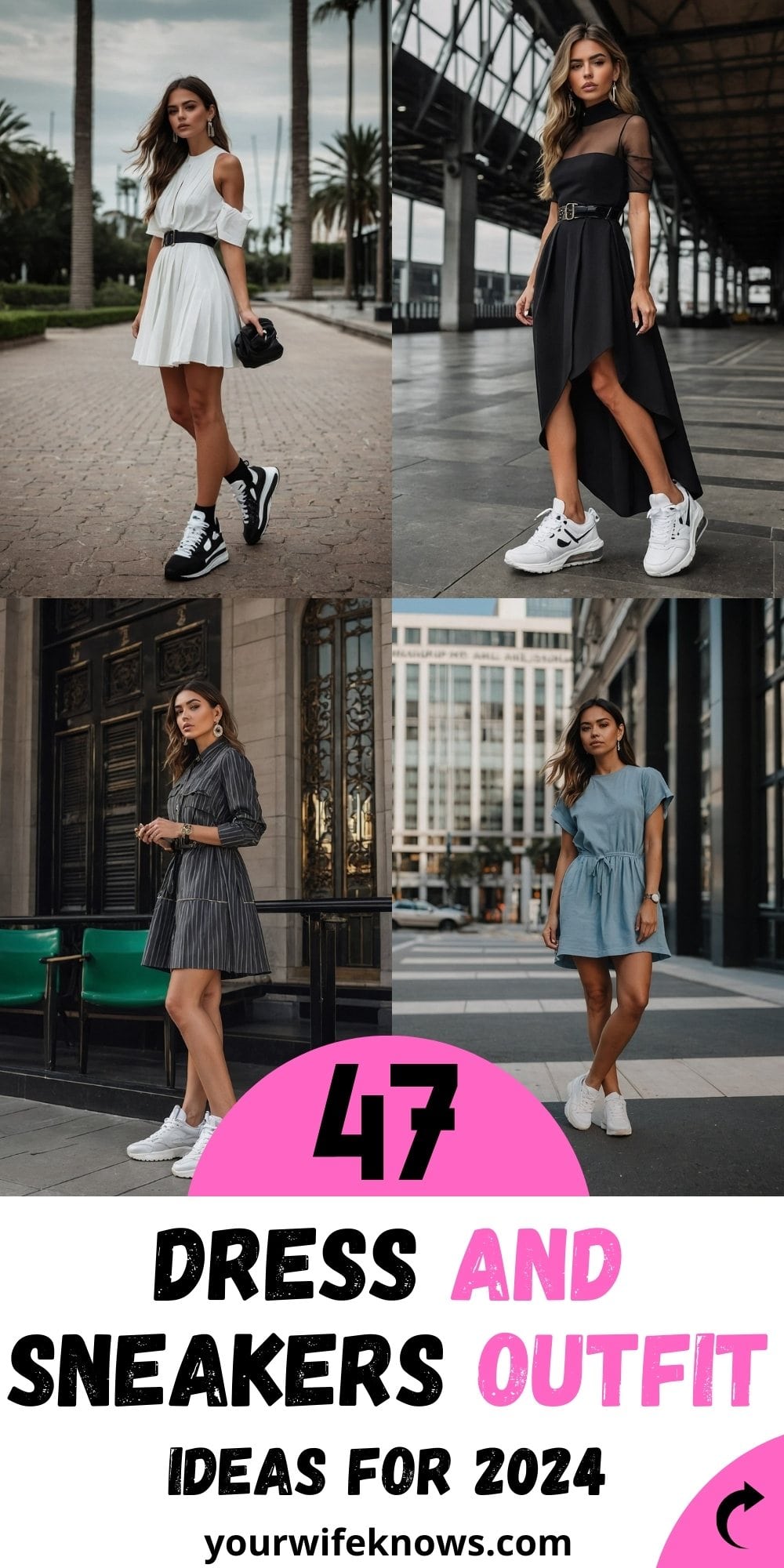 40 Dress and Sneakers Outfit Ideas: A 2024 Guide to Effortless Chic