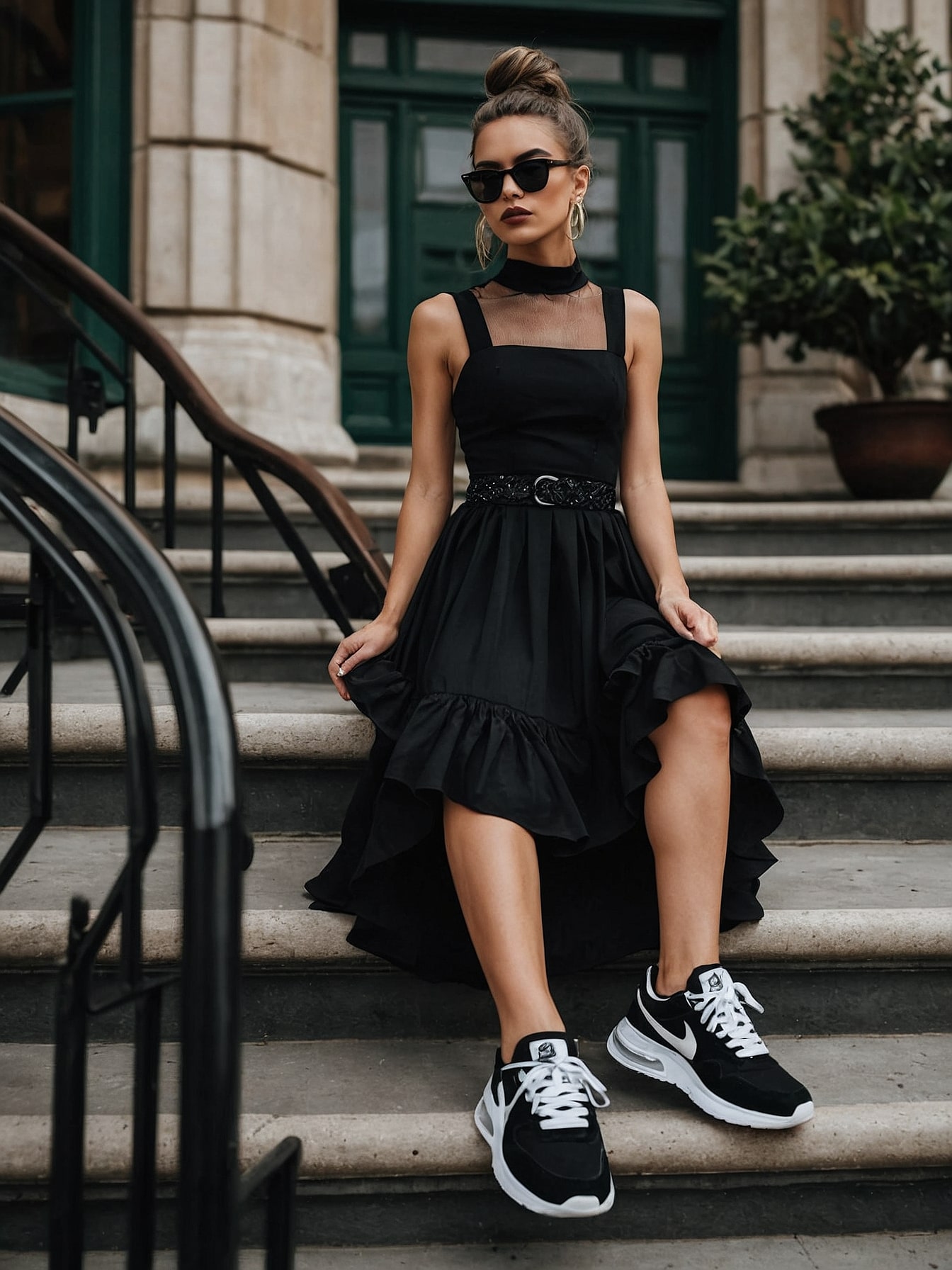 40 Dress and Sneakers Outfit Ideas: A 2024 Guide to Effortless Chic