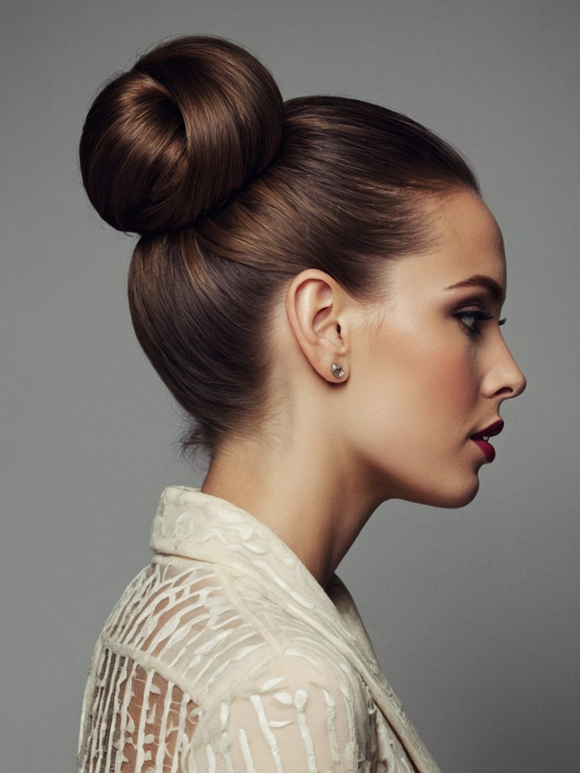 35 Sleek Chic Bun Hairstyles: A Visual Journey