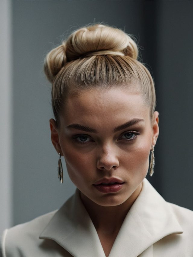 35 Sleek Chic Bun Hairstyles: A Visual Journey