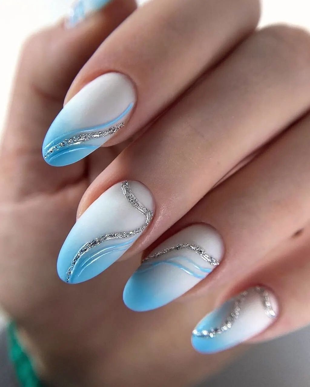 33 Summer Blue Nails Ideas: Spanning the waves of the Blue Ocean