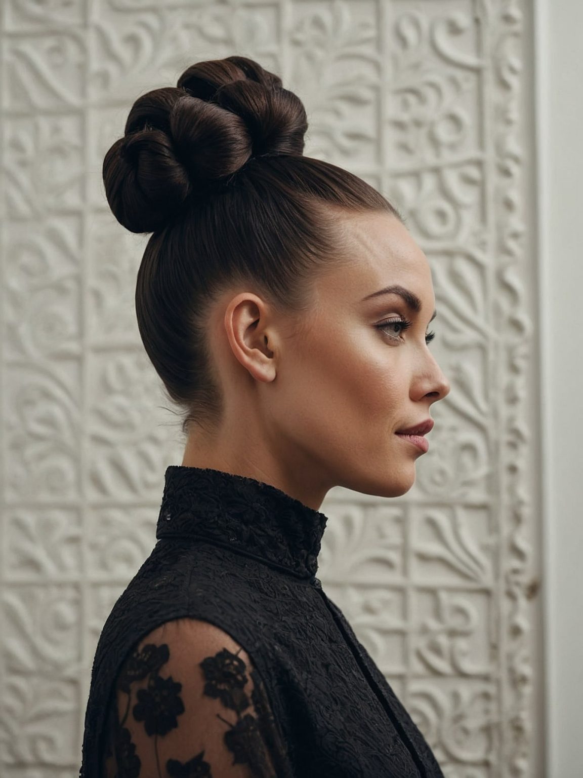35 Sleek Chic Bun Hairstyles: A Visual Journey