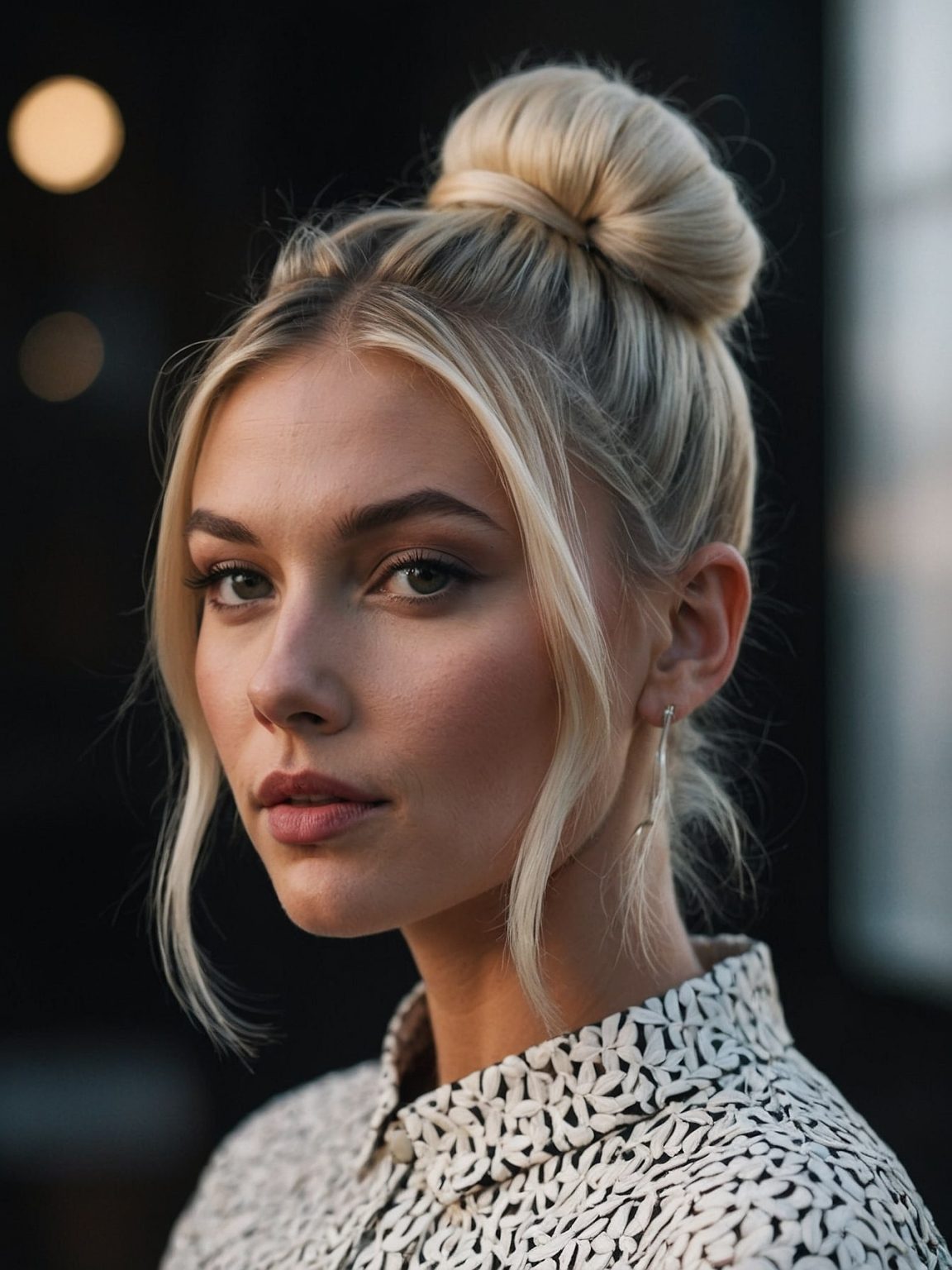 35 Sleek Chic Bun Hairstyles: A Visual Journey