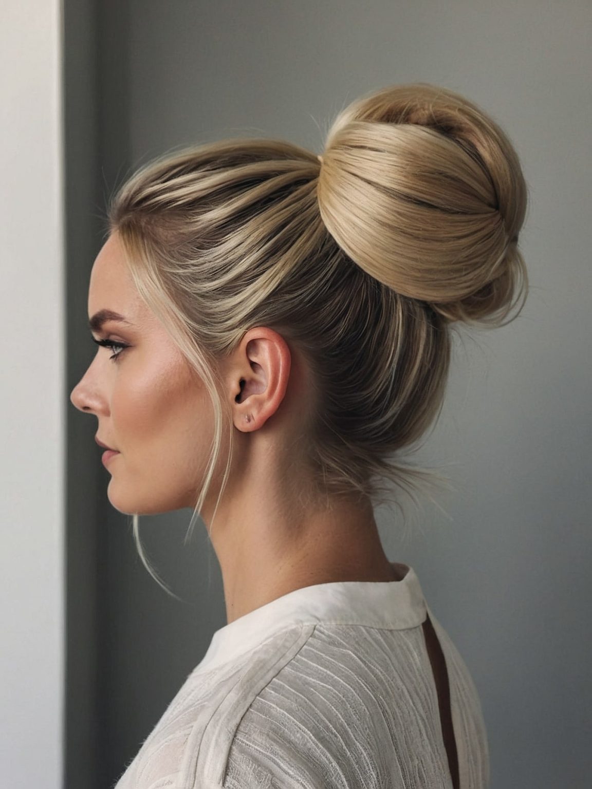 35 Sleek Chic Bun Hairstyles: A Visual Journey