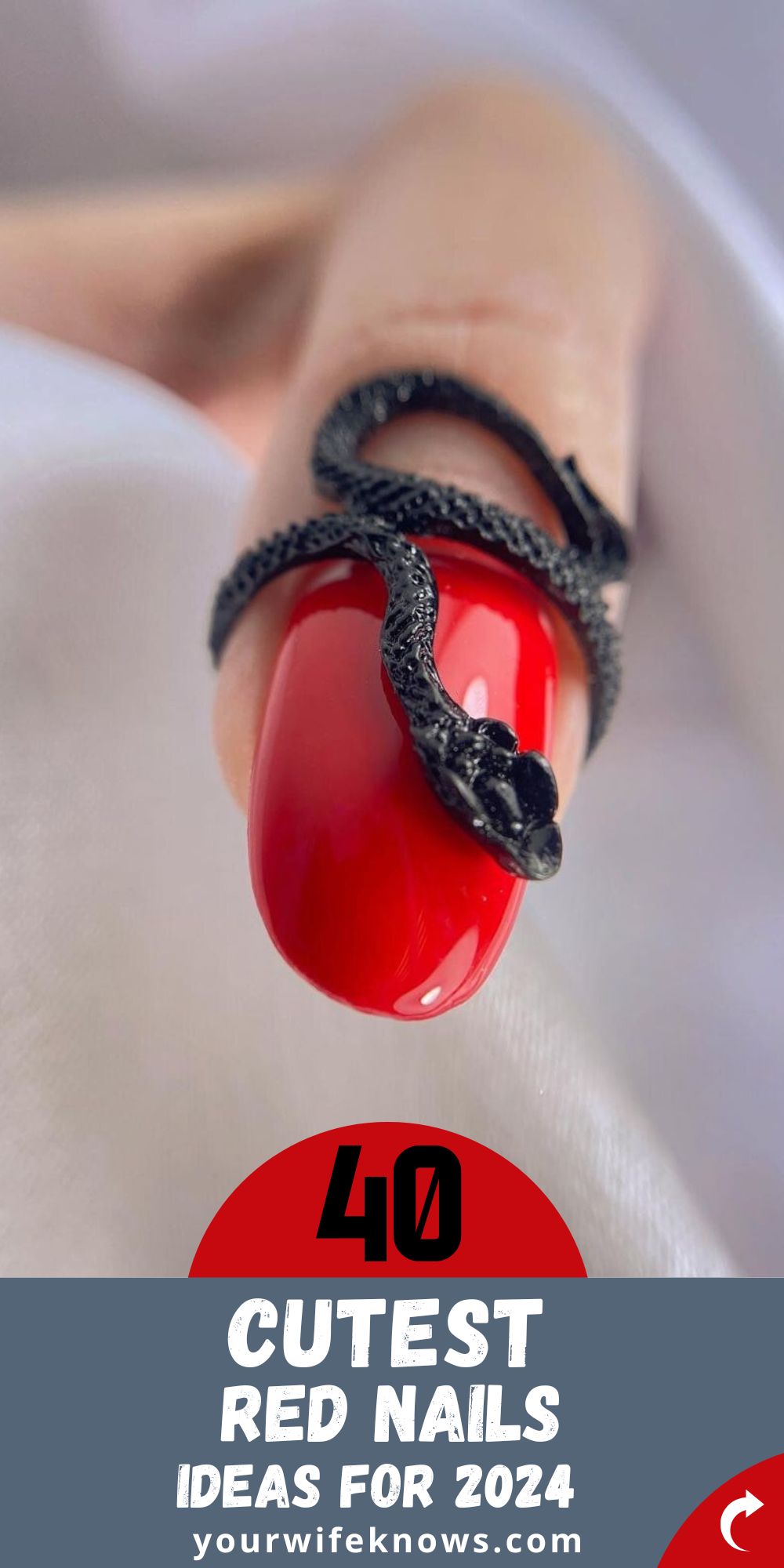 40 Vivid Red Nails Ideas: A Spectrum of Style