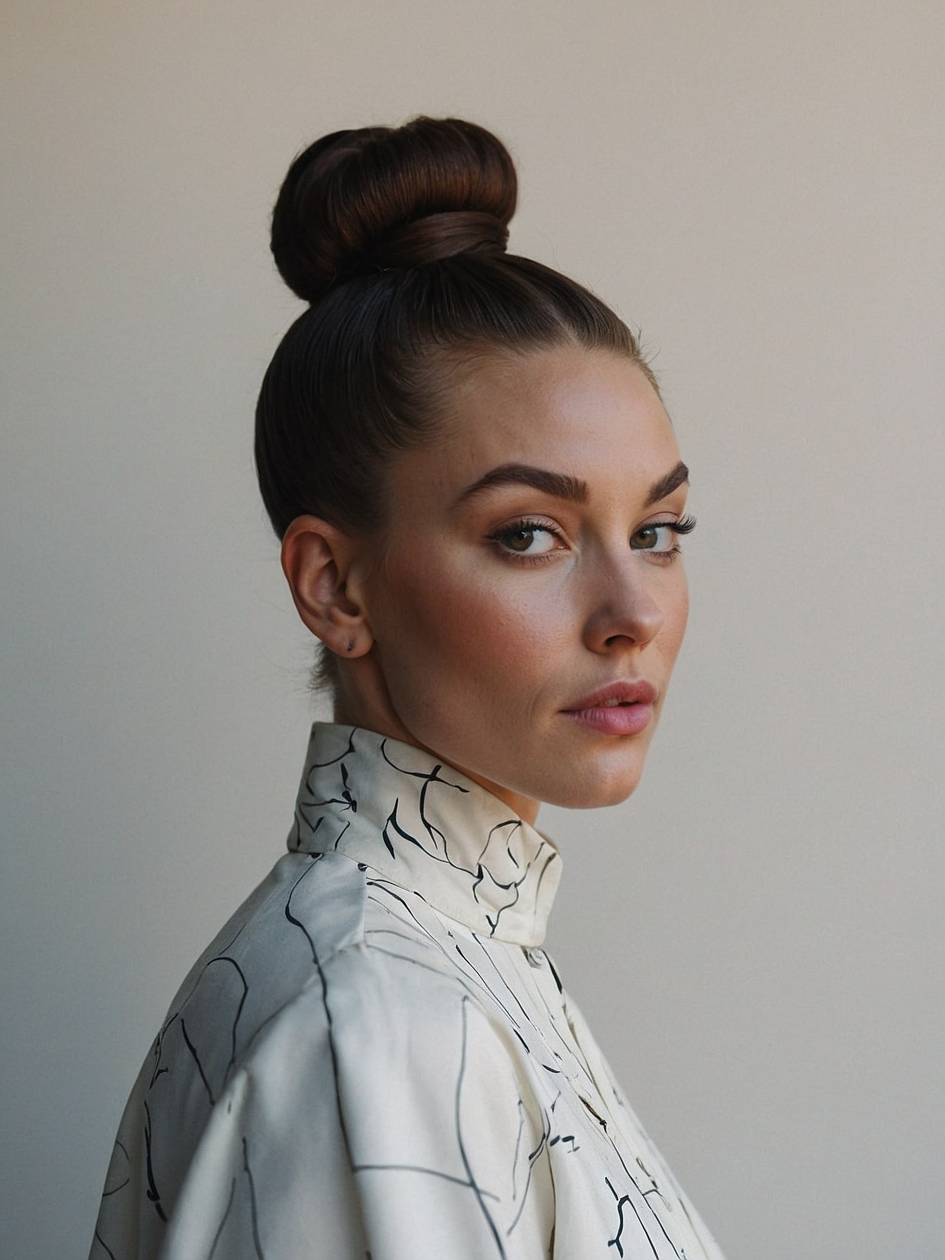 35 Sleek Chic Bun Hairstyles: A Visual Journey