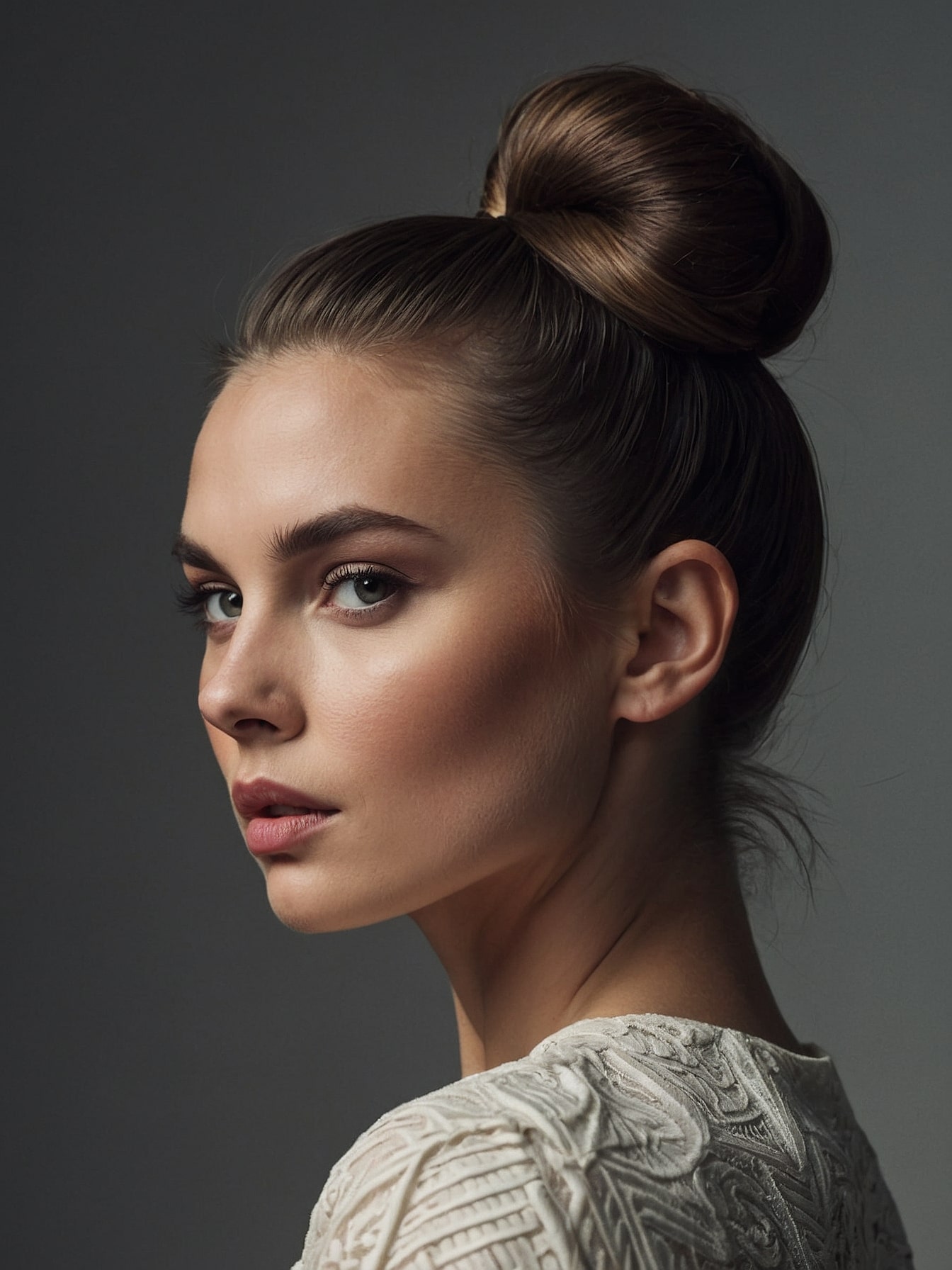 35 Sleek Chic Bun Hairstyles: A Visual Journey