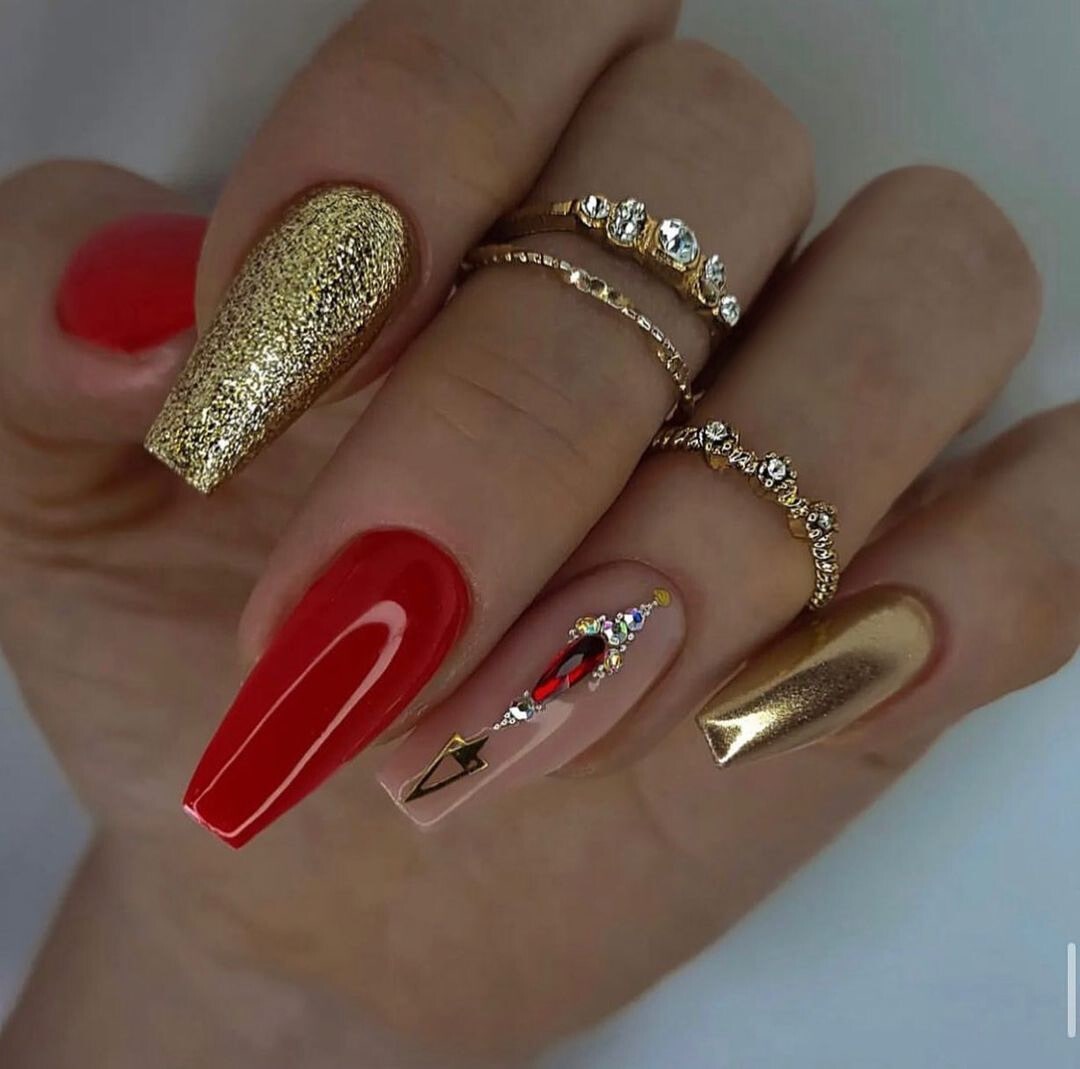 40 Vivid Red Nails Ideas: A Spectrum of Style