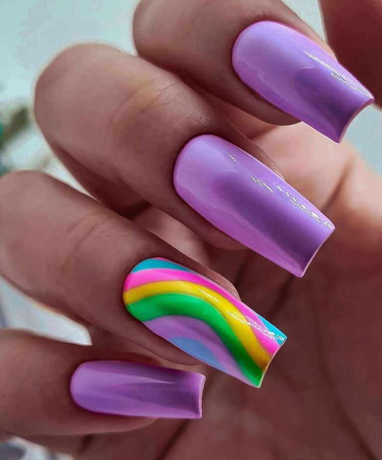 54 Vibrant Long Square Nail Designs to Elevate Your Style