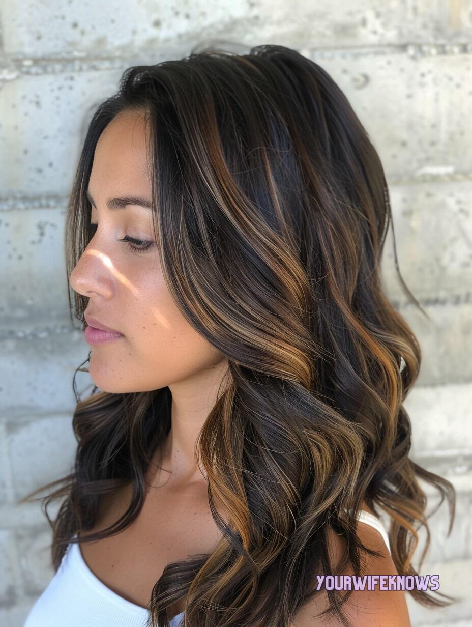 29 Enchanting Brunette Highlights to Elevate Your Summer Style