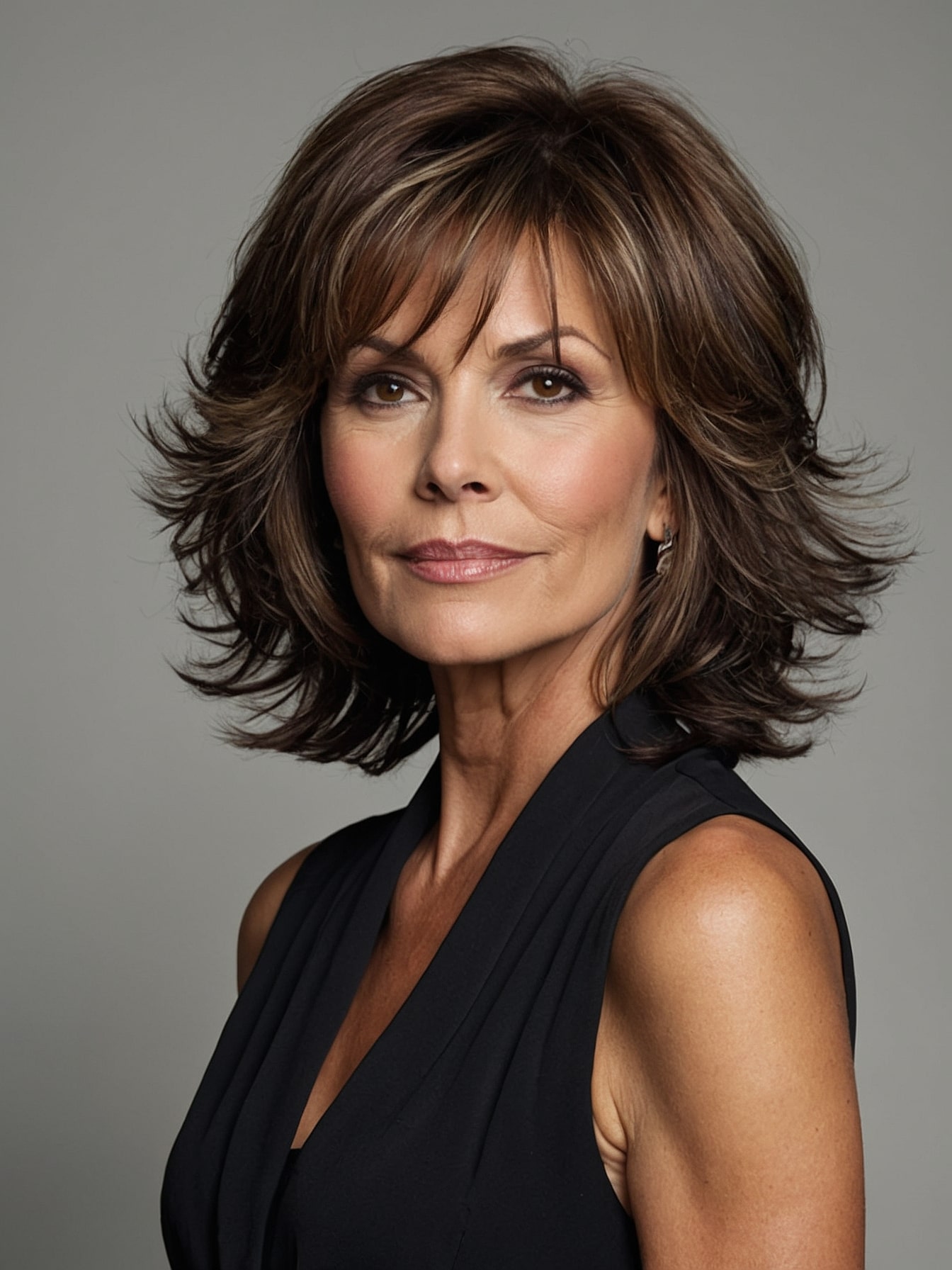 Graceful Transitions: 44 Chic Medium-Length Haircuts for the Fabulous ...