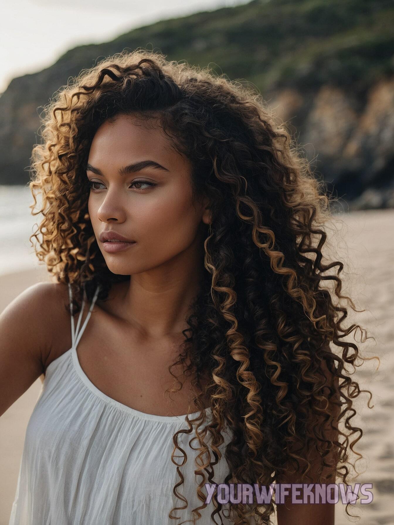 25 Trendy Beach Hairstyles for Curly Hair: From Sunrise to Sunset
