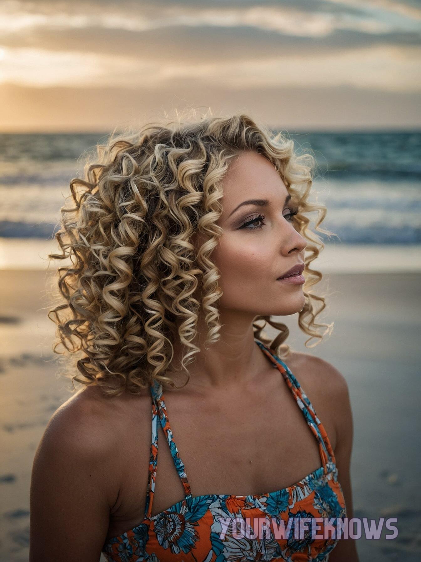 25 Trendy Beach Hairstyles for Curly Hair: From Sunrise to Sunset