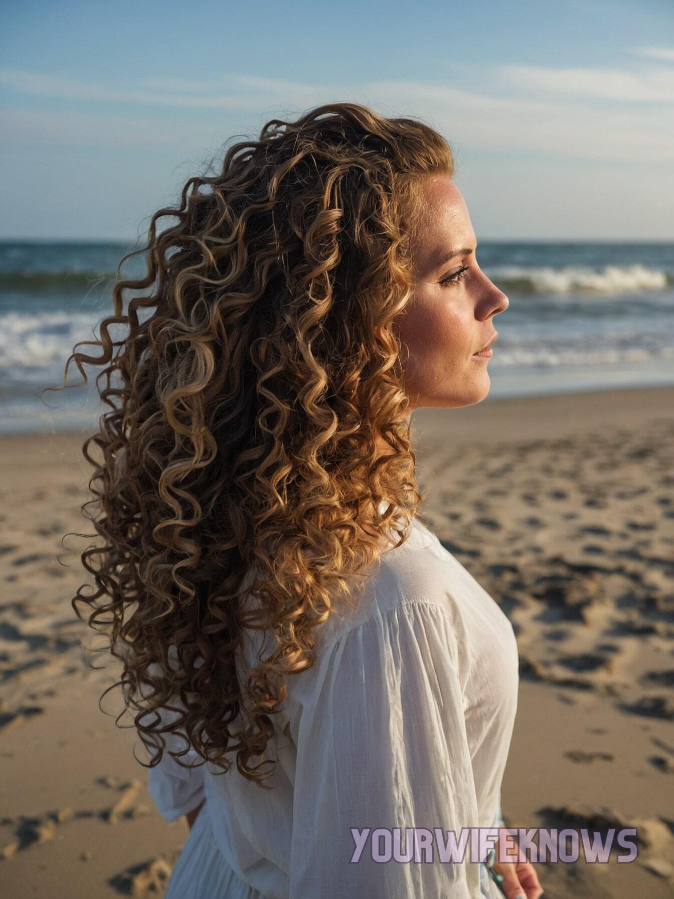 25 Trendy Beach Hairstyles for Curly Hair: From Sunrise to Sunset