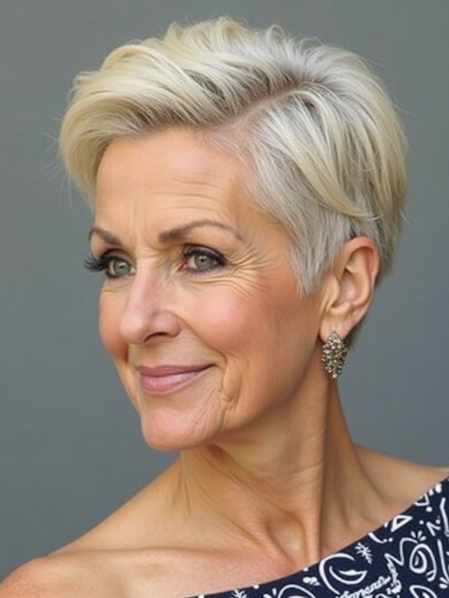 34 Chic Shag Haircuts to Elevate Style for Women Over 50!