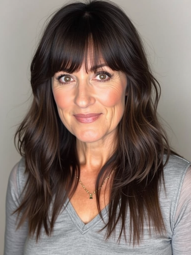 34 Chic Shag Haircuts to Elevate Style for Women Over 50!