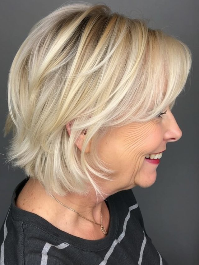 34 Chic Shag Haircuts to Elevate Style for Women Over 50!