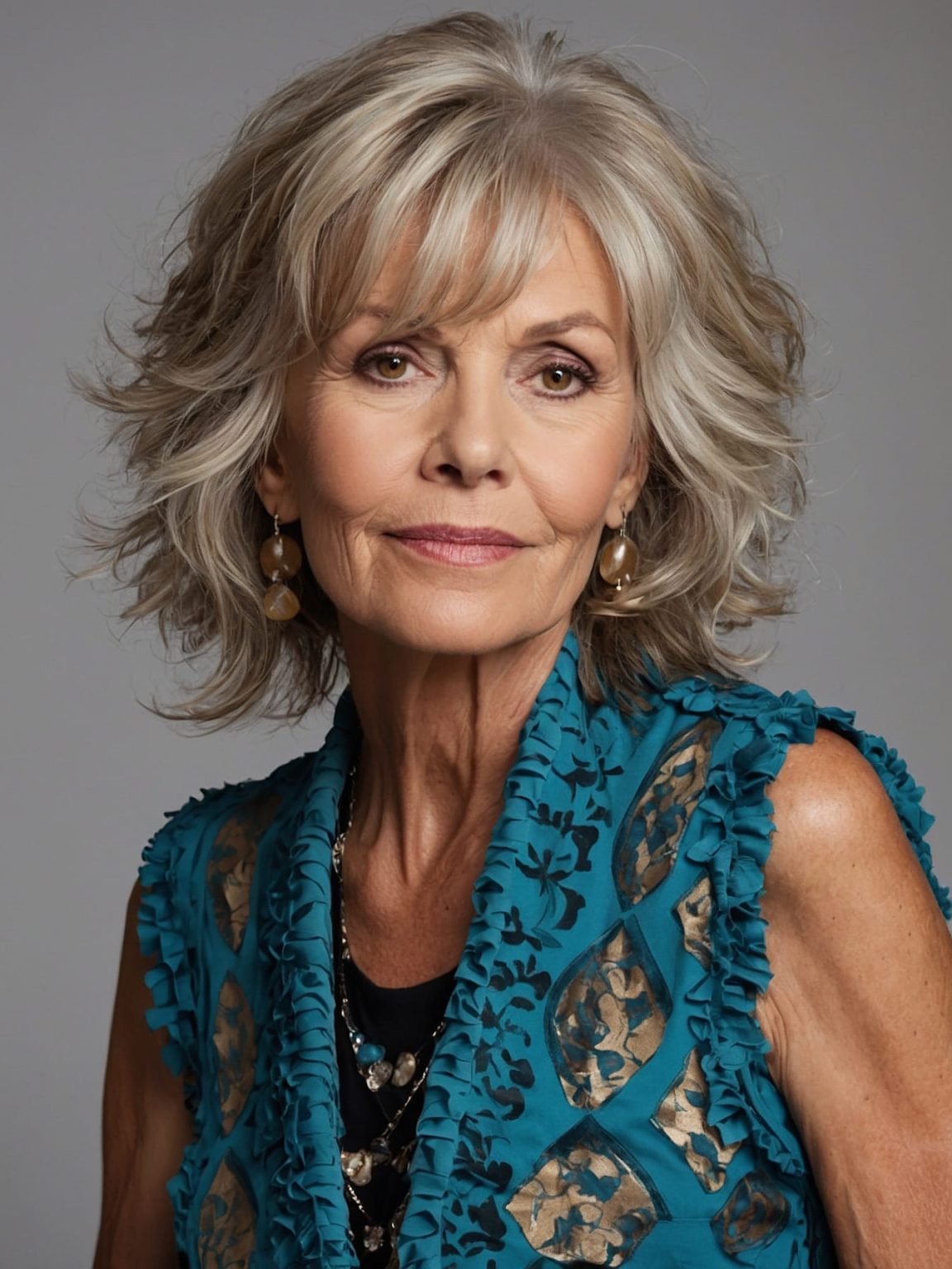 34 Chic Shag Haircuts to Elevate Style for Women Over 50!