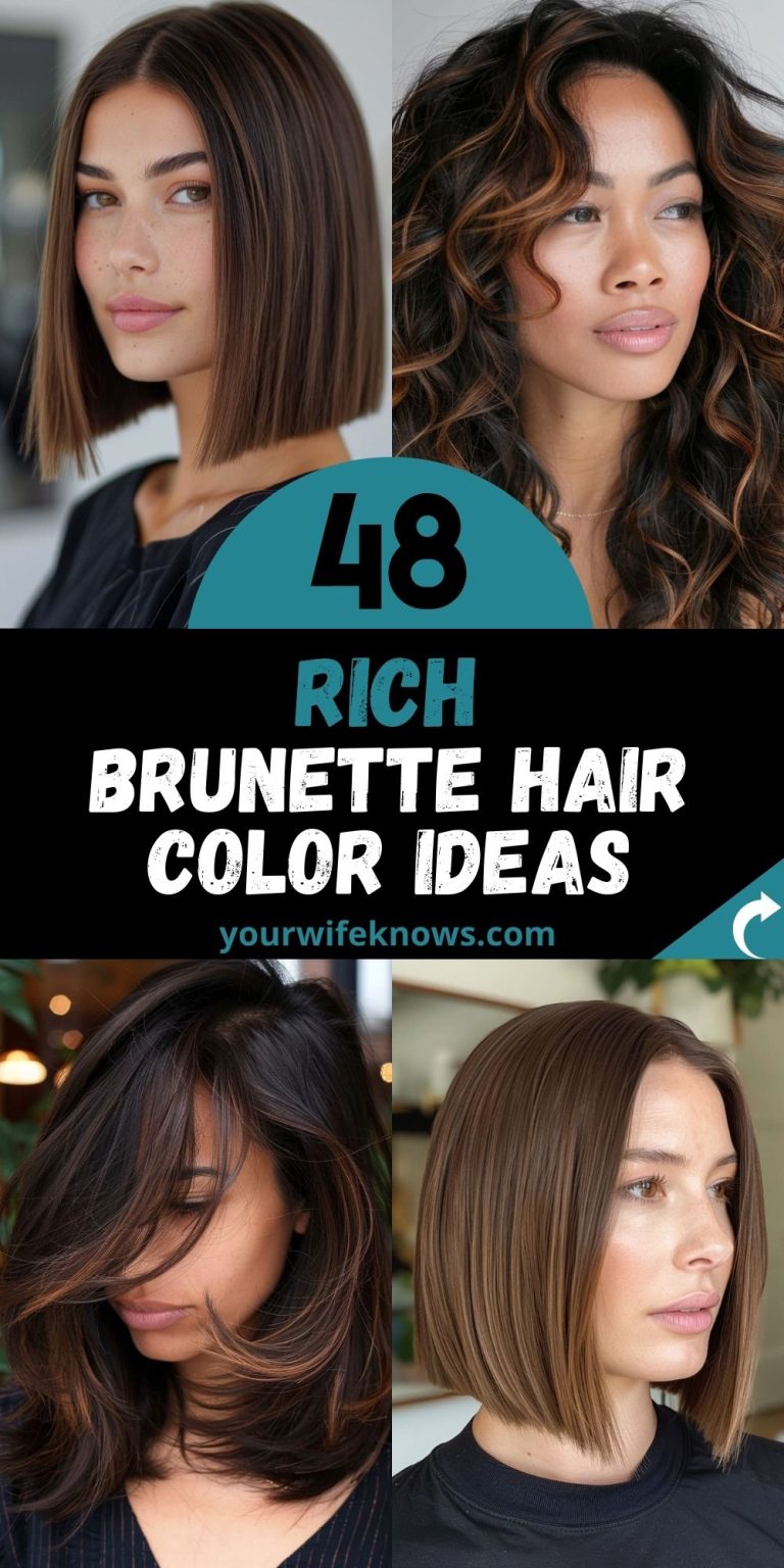 47 Stunning Rich Brunette Hair Color Ideas for Every Style