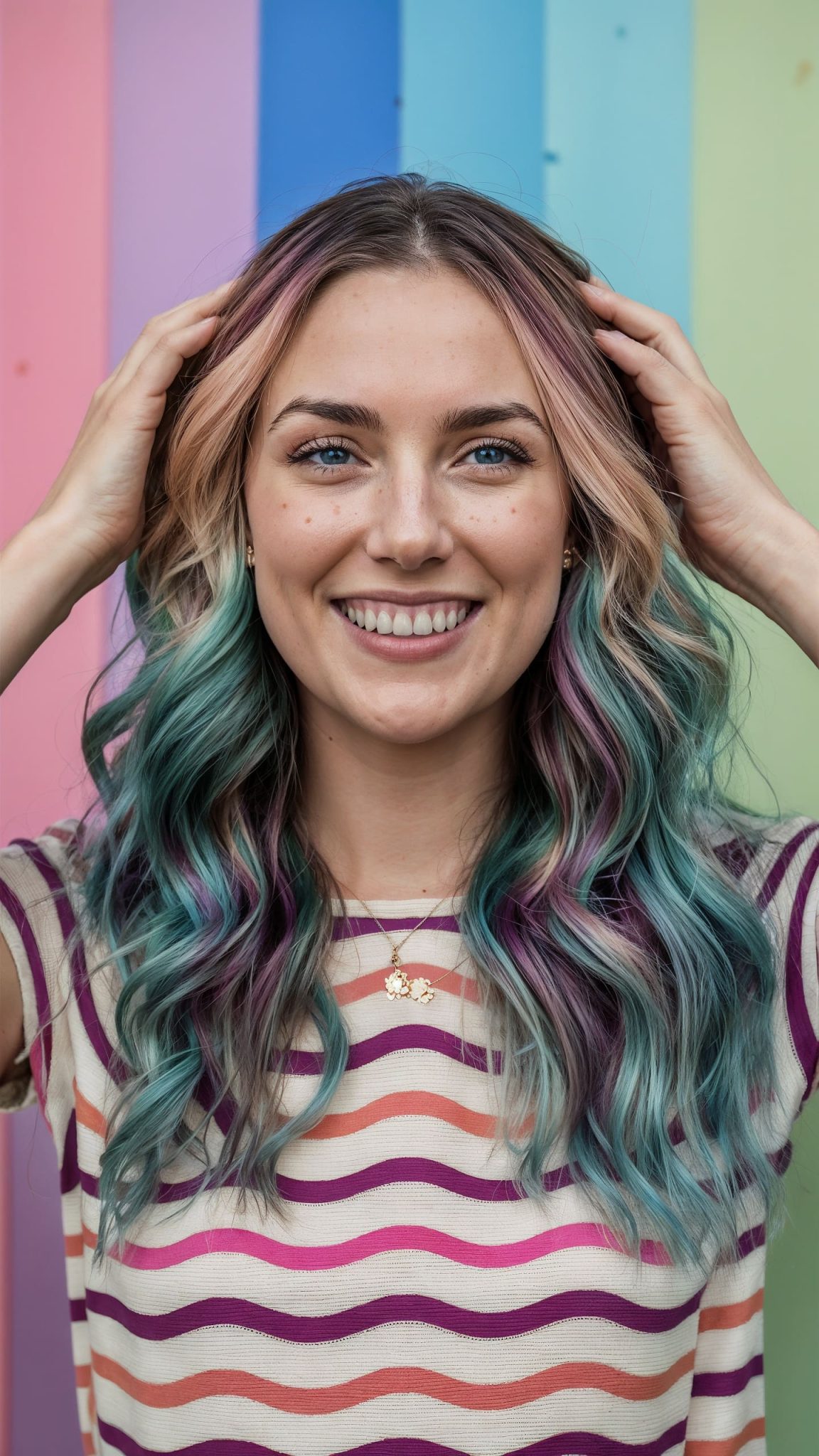 41 Fun Summer Hair Color Peekaboo Ideas to Try Right Now